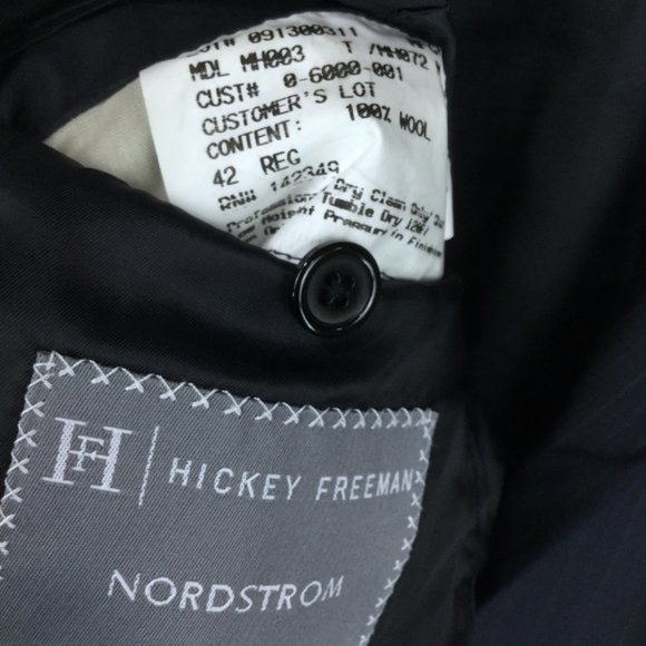 Hickey Freeman | Suits & Blazers | Hickey Freeman Navy Pinstripe Suit ...